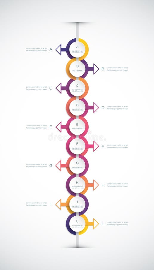 Vector Infographics Timeline Design Template Stock Vector ...
