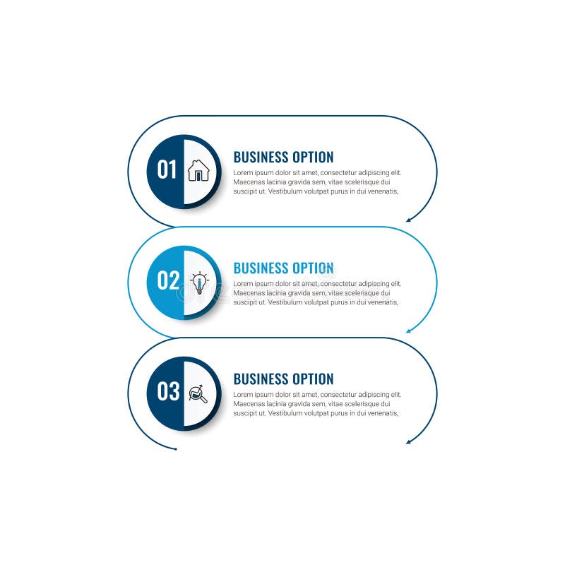 Vector Infographic Label Design Template with Icons. Can Be Used for ...