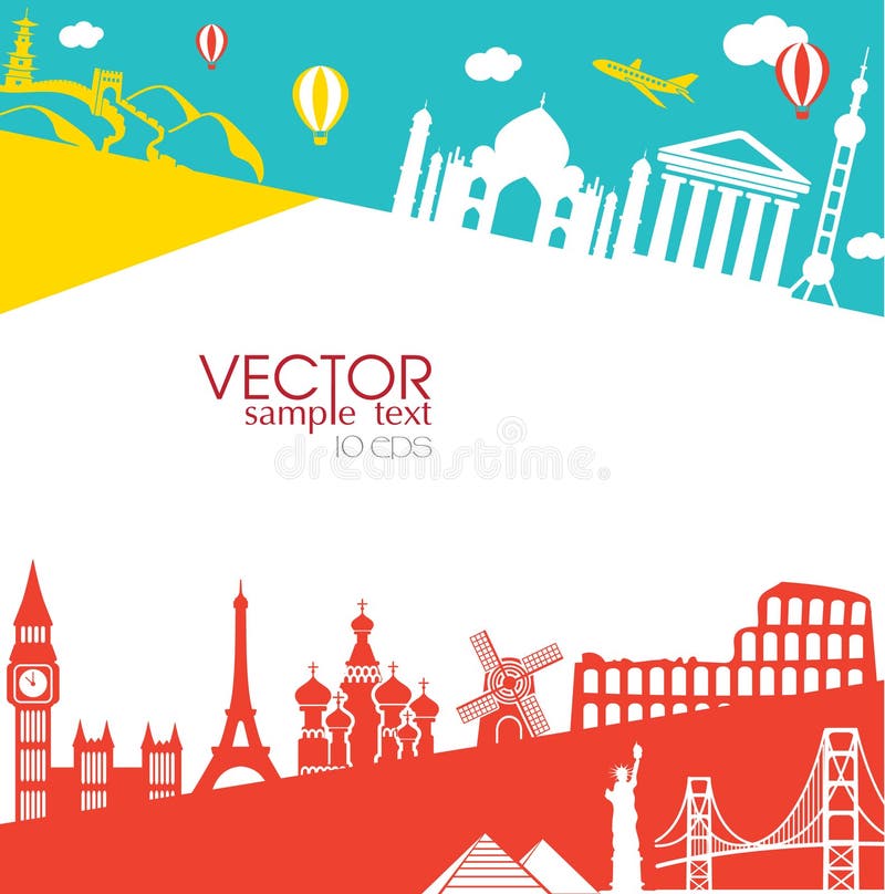 Vector Infographics Travel stock vector. Illustration of europe - 70387627