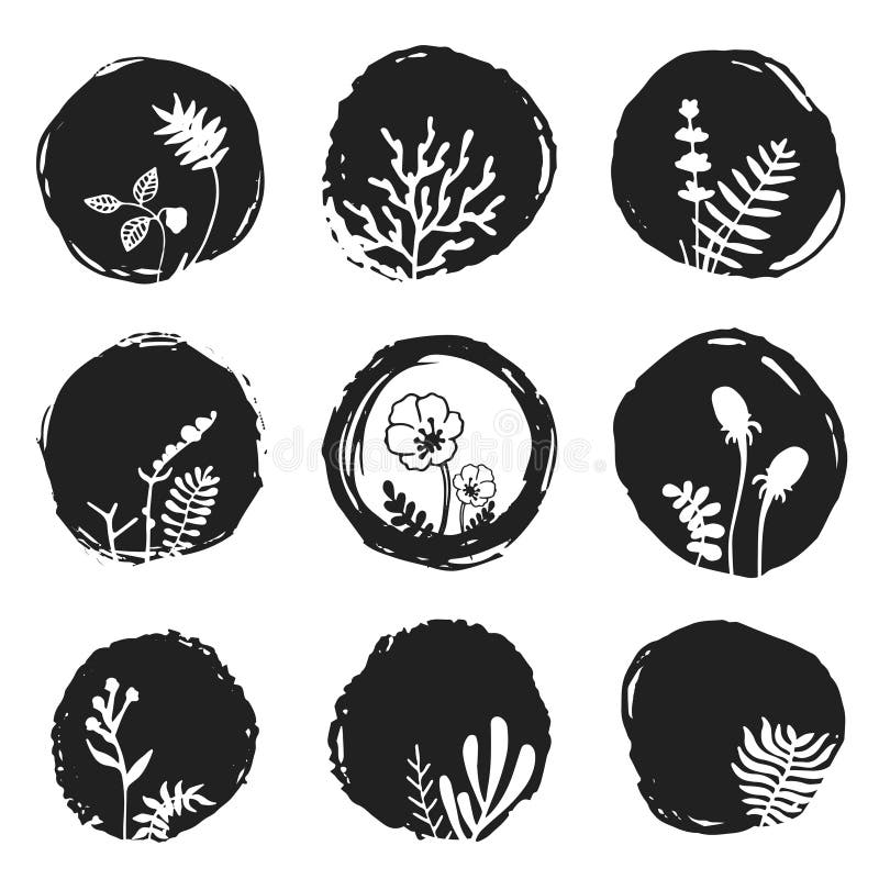 Vector ink spots stock vector. Illustration of droplets - 53703484