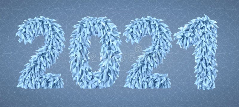 Vector 2021 from Geometric Frosty Icicles Stock Vector - Illustration ...