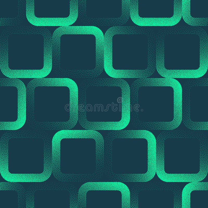 Vector Inspiring Aesthetic Seamless Pattern Trendy Turquoise Abstract ...