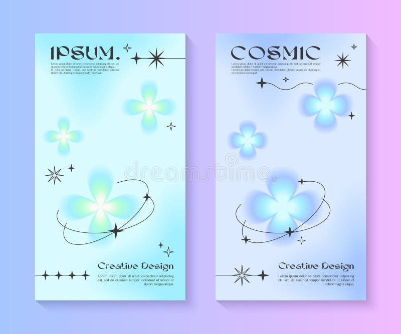 Vector Insta Story Gradient Templates with Geometric Shapes,blurred ...