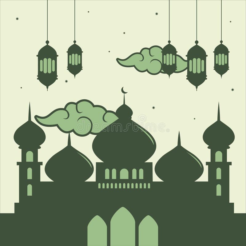 Vector Instagram Post for Islamic Ramadan Celebration Stock Vector ...