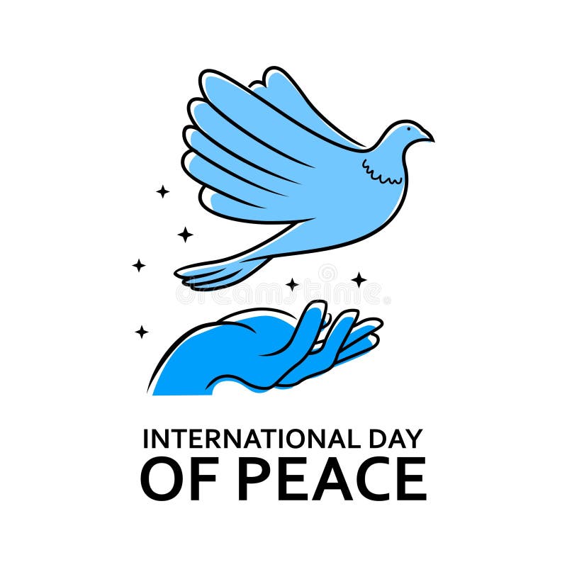 Vector International Day of Peace Post Template Stock Vector ...