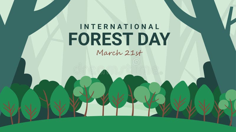 Vector International Forest Day Banner Template Stock Vector ...