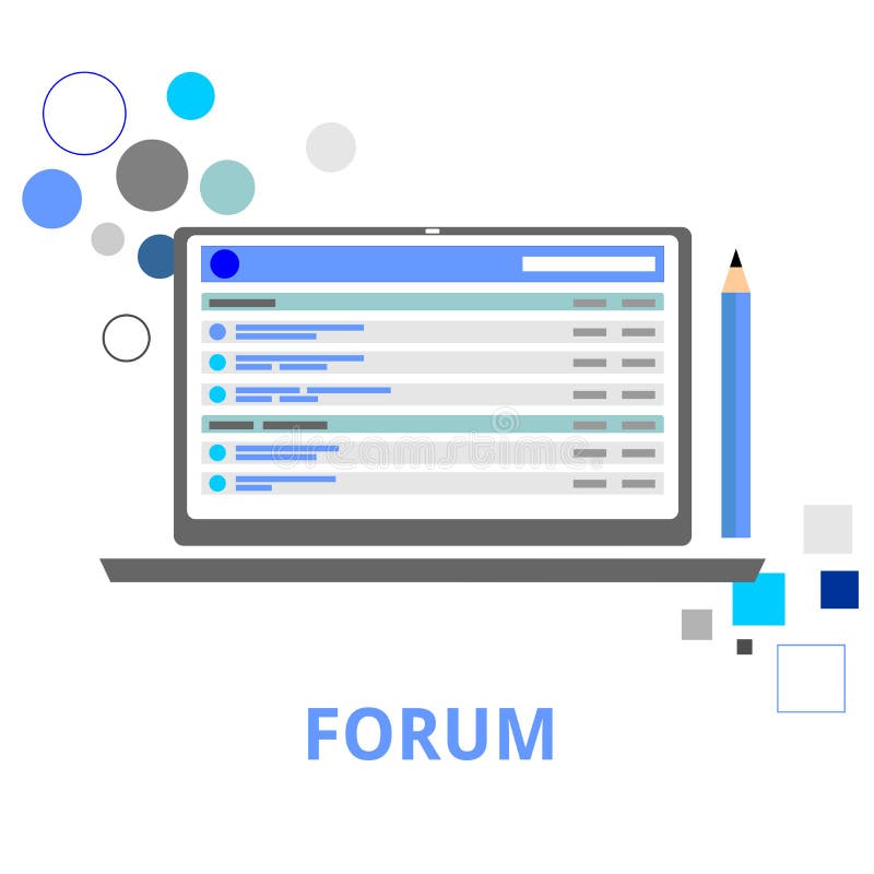 Vector - internet forum stock vector. Illustration of read - 67897115