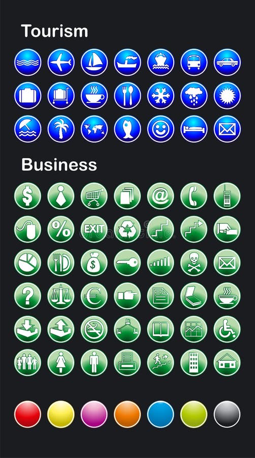 Vector internet icons stock vector. Illustration of business - 4776839