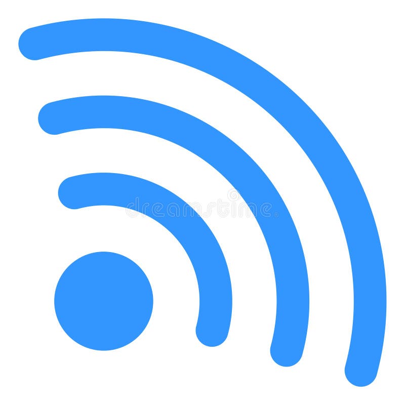 Vector Internet Source Flat Icon Symbol Stock Vector - Illustration of ...