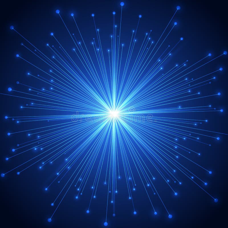 Vector Internet Technology System Background, Abstract Illustration ...