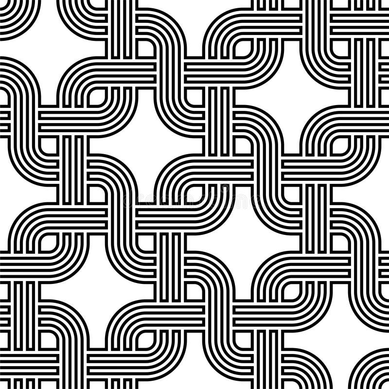 Decorative Knot of Seamless Geometric Pattern Stock Vector ...