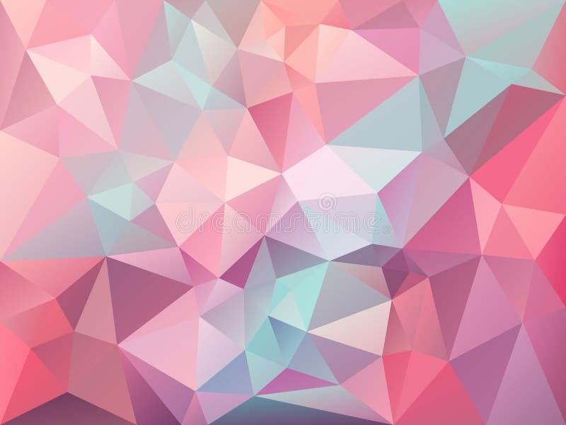 Vector Irregular Polygon Background with a Triangle Pattern in Baby ... Vector Irregular Polygon Background with a Triangle Pattern in Baby ...