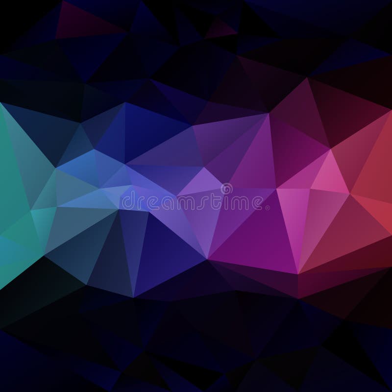 Vector Irregular Polygon Background With A Triangle Pattern In Dark ...