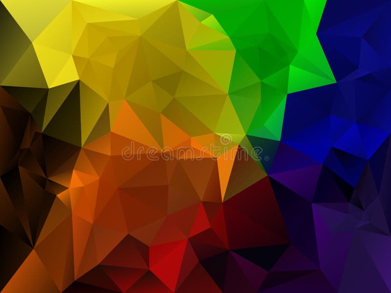 Vector Irregular Polygon Background with a Triangle Pattern in Full ...