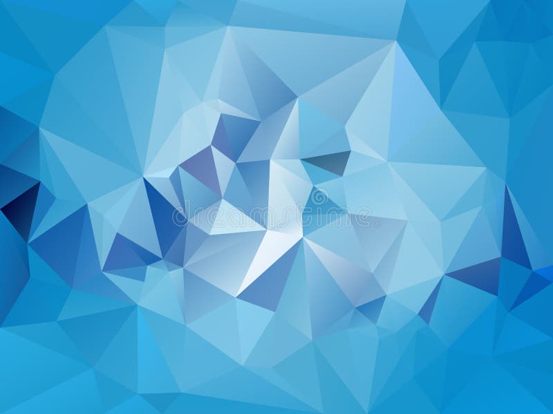 Vector Irregular Polygon Background With A Triangle Pattern In Light