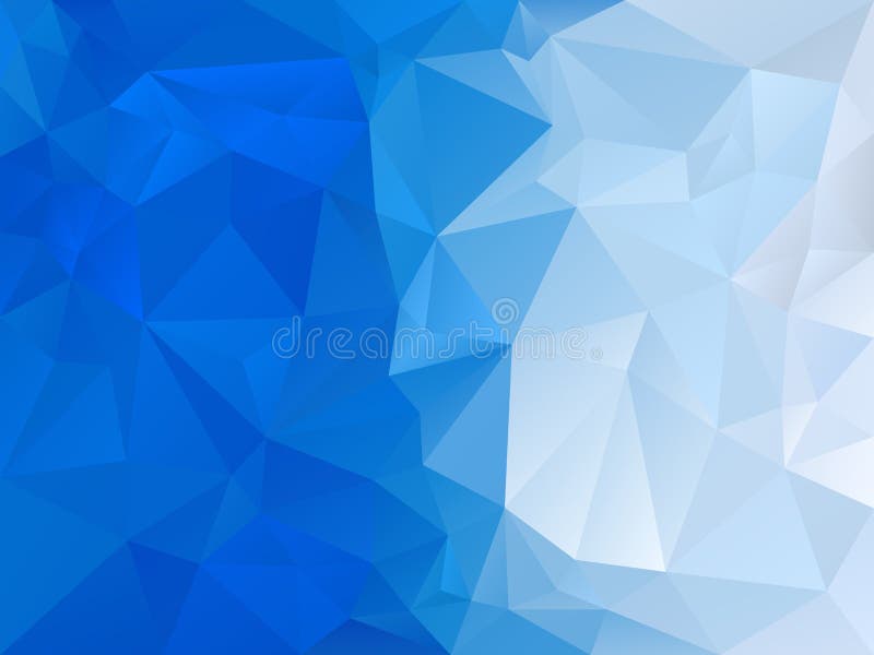 Vector Irregular Polygon Background with a Triangle Pattern in Sky Blue ...