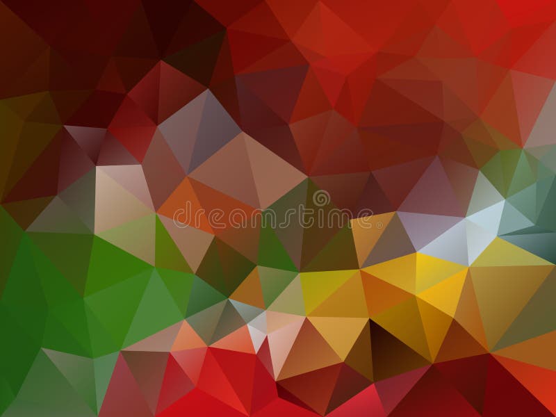 Vector Irregular Polygon Background with a Triangle Pattern in Vibrant ...