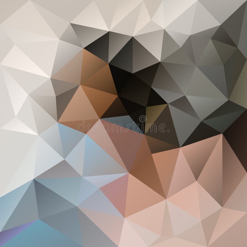 Vector Irregular Polygon Background with a Triangular Pattern in Light ...