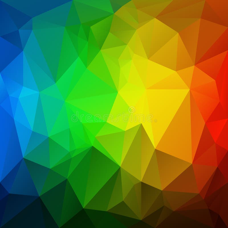 Vector Irregular Polygon Background with a Triangular Pattern in ...