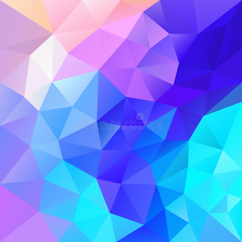Vector Irregular Polygon Background with a Triangular Pattern in ...
