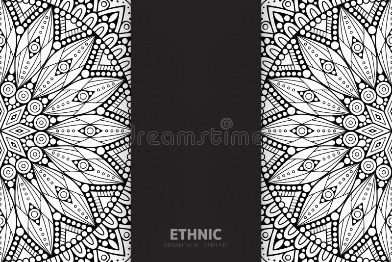 Vector Islamic Background with Mandala Stock Vector - Illustration of ...
