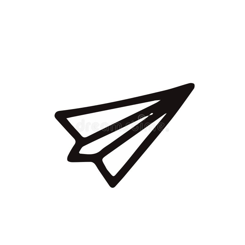 Vector Isolated Element Back To School Paper Plane Stock Vector ...