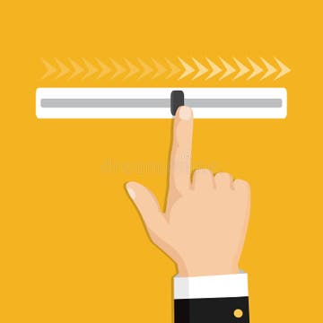 Finger Slider Button Stock Illustrations – 244 Finger Slider Button ...