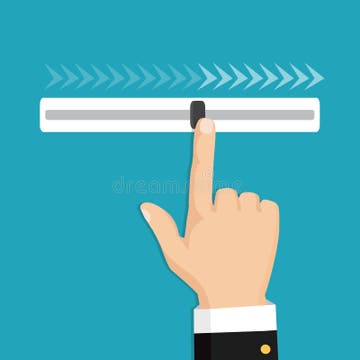 Finger Slider Button Stock Illustrations – 223 Finger Slider Button ...