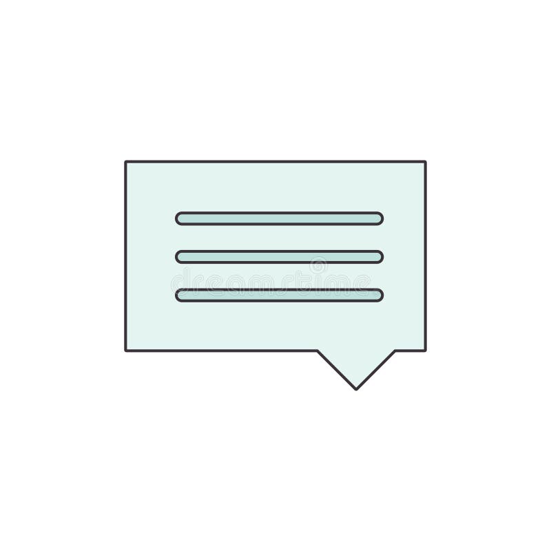 Vector Isolated Illustration, Notification Light Blue Color Icon with ...