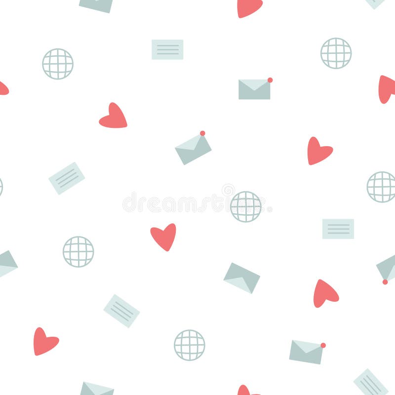 Vector Isolated Illustration, Pattern Seamless Picture on the Theme of ...