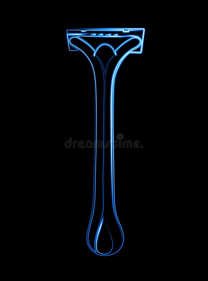 Vector Isolated Illustration of a Razor Stock Vector - Illustration of ...