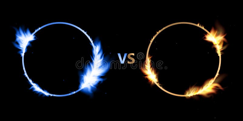 Vector Isolated Illustration of Versus Screen Stock Vector ...