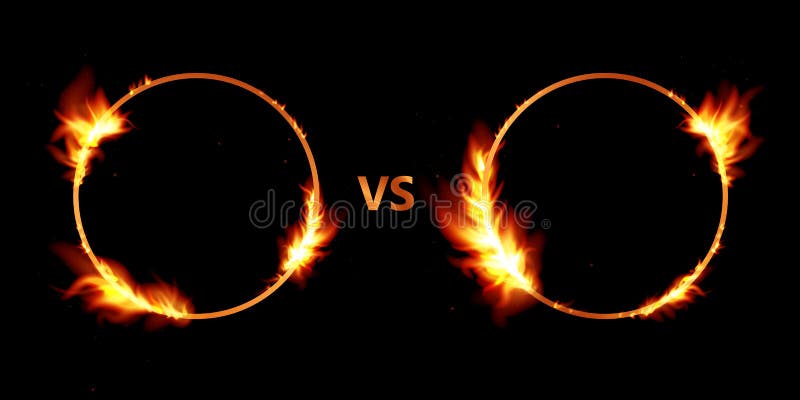 Vector Isolated Illustration of Versus Screen Stock Vector ...