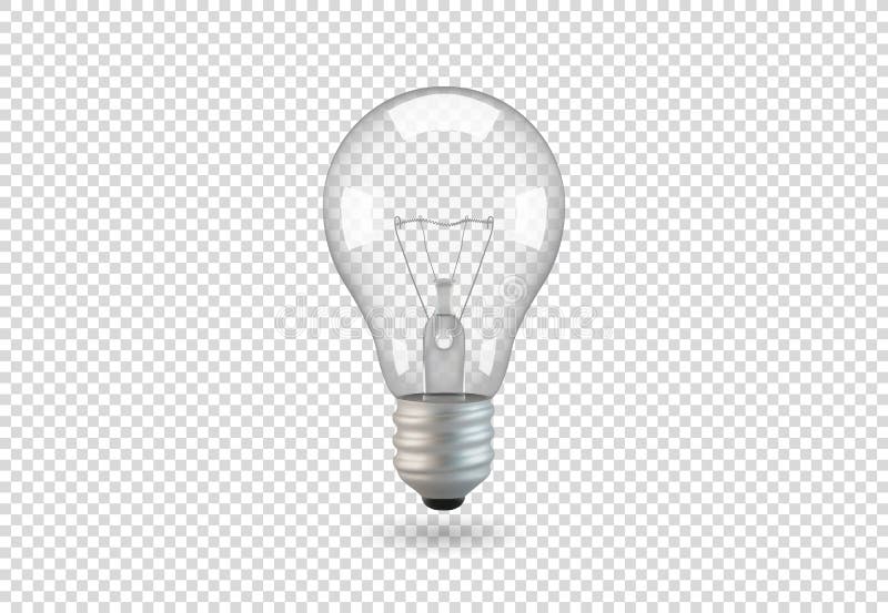 Light Bulb Vector Illustration. Stock Vector - Illustration of isolated ...