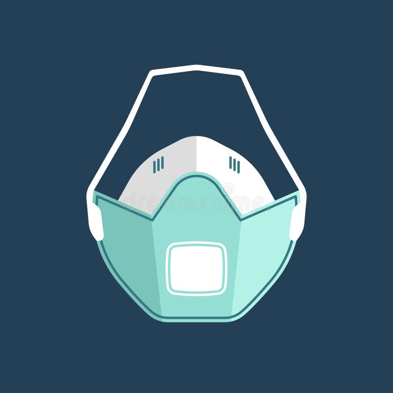 Vector Isolated Respiratory Medical Mask Illustration Stock Vector ...