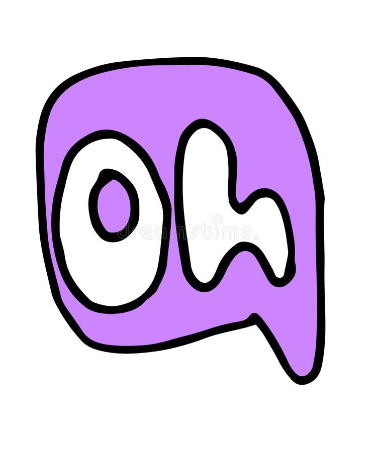 Vector Isolated Speech Bubble Element in the Style of Doodles with a ...