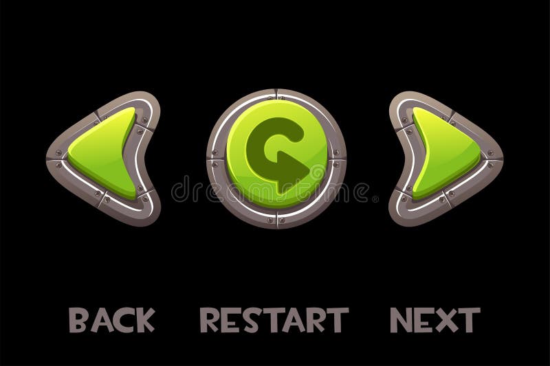 Back and Next buttons stock vector. Illustration of left - 18341266 Back and Next buttons stock vector. Illustration of left - 18341266