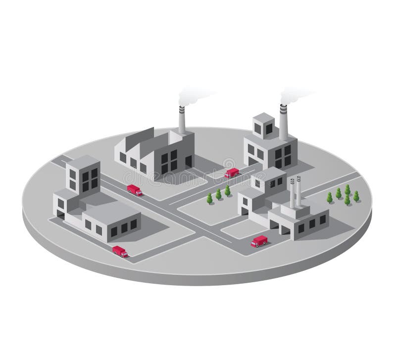 Vector isometric stock vector. Illustration of block - 24456407