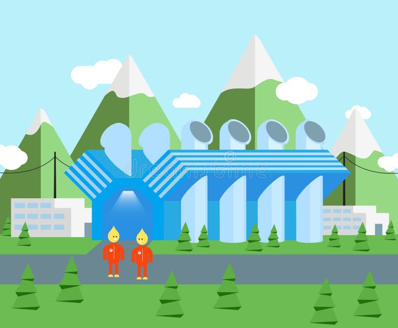 Vector Isometric Building, Car Factory, Engine, Motor Stock Vector ...