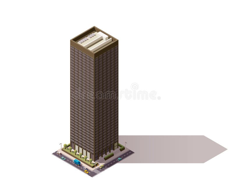 Retail Building Isometric Stock Illustrations – 4,292 Retail Building ...