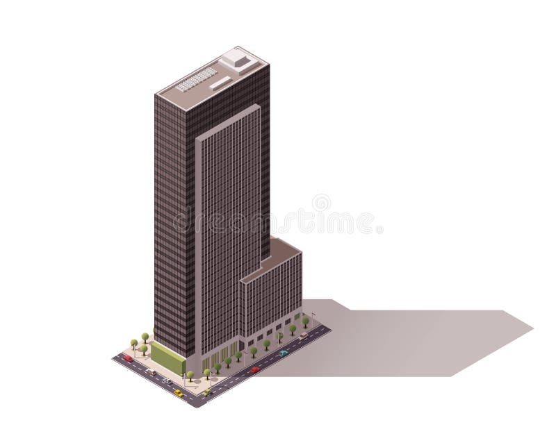 Retail Building Isometric Stock Illustrations – 4,292 Retail Building ...