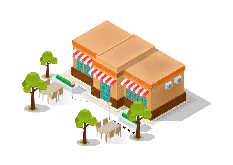 Isometric Map Shop Front Stock Illustrations – 913 Isometric Map Shop ...