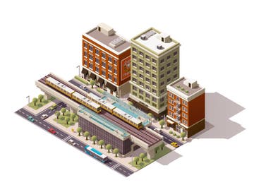 Metro Train Isometric Stock Illustrations – 1,932 Metro Train Isometric ...