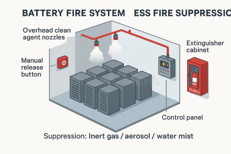 Fire Suppression System Control Stock Illustrations – 486 Fire Suppression System Control Stock ...