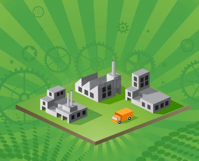 Cartoon Factories Stock Illustrations – 702 Cartoon Factories Stock ...