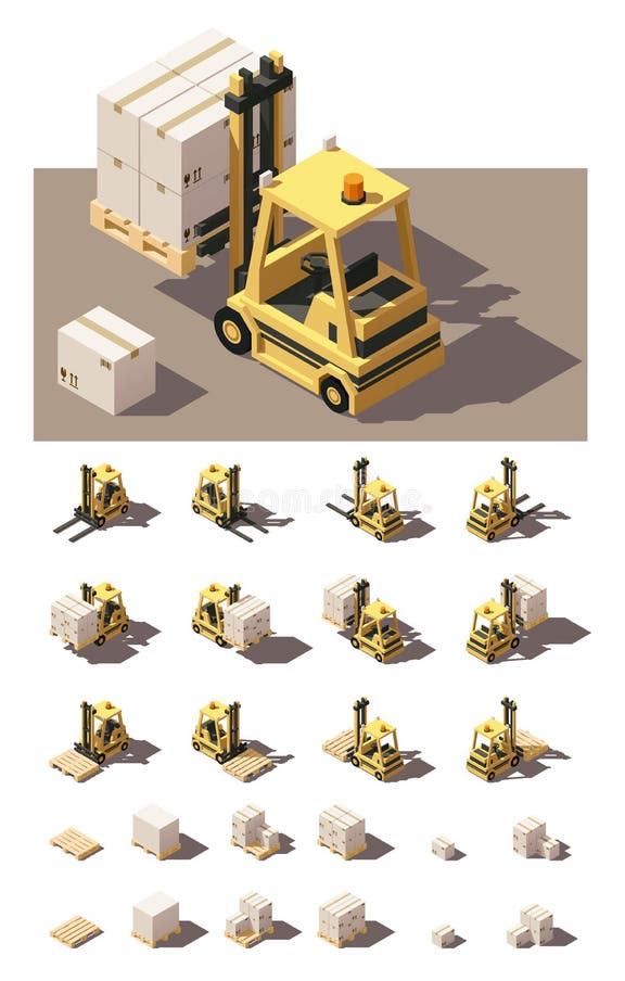 Boxes Cardboard Isometric Pallets Stock Illustrations – 130 Boxes ...