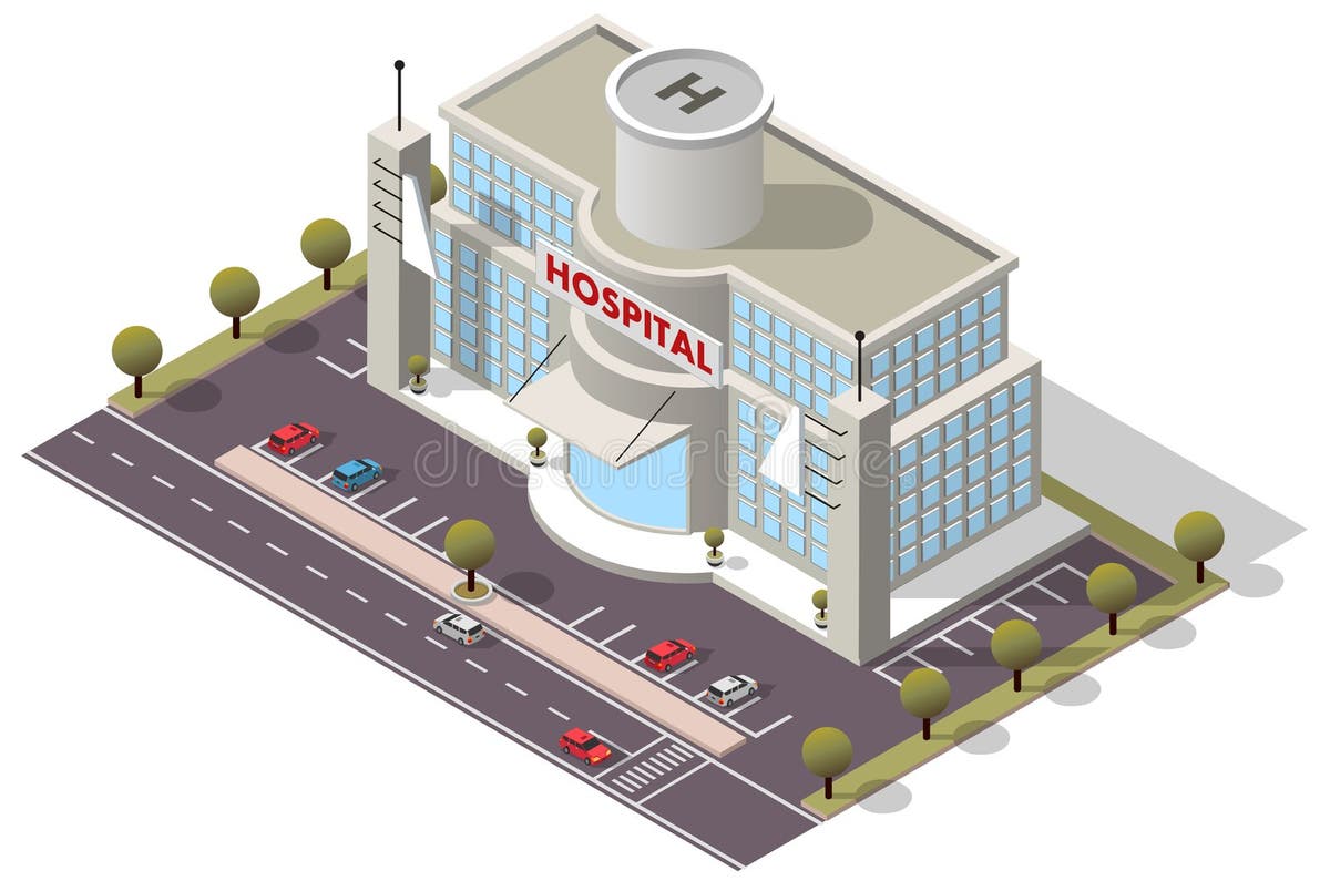 Hospital Perspective Stock Illustrations – 3,828 Hospital Perspective ...