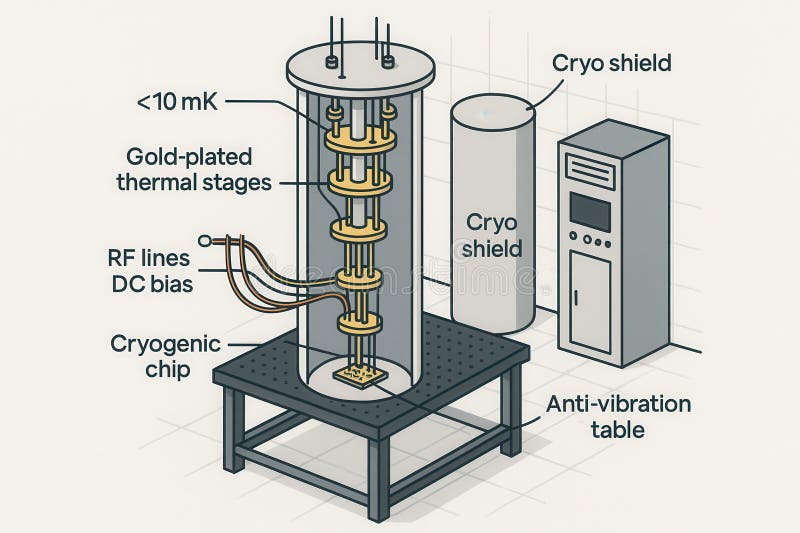 Cryogenic Setup Stock Illustrations – 55 Cryogenic Setup Stock ...