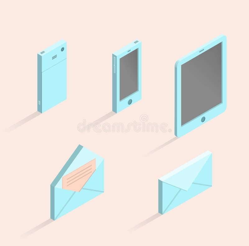 Opened Phone Icon, Outline Style Stock Vector - Illustration of simple ...