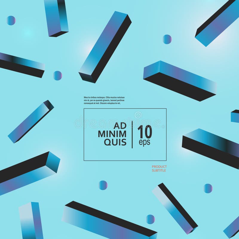 Vector Isometric Pattern Background in Square Style Stock Vector ...